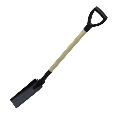 Drainage Drain Spade Digging Shovel (Post Hole Trench Wooden D Handle ...