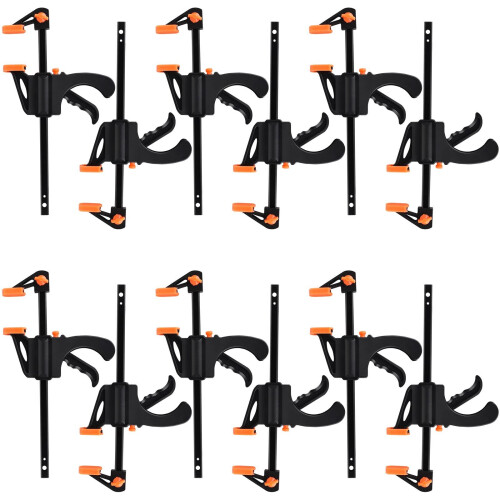 10 Pieces One Hand Clamps, Ratchet Table Clamp, Quick Release Ratchet ...