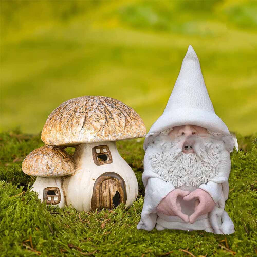 garden dwarf, wizard dwarf resin outdoor sculpture middle finger dwarf ...