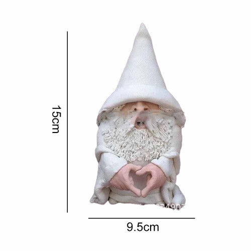 garden dwarf, wizard dwarf resin outdoor sculpture middle finger dwarf ...