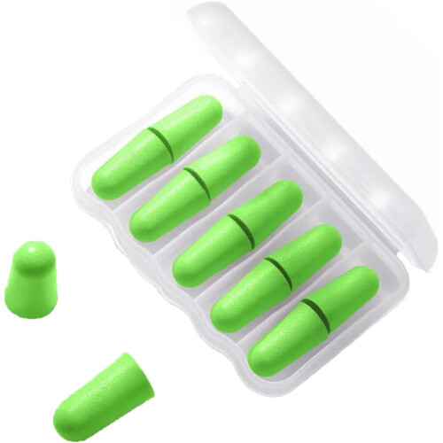 5Pairs Earplugs,Soft Foam Earplugs,Comfortable Wearing,Hearing ...
