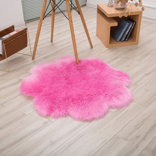 Faux Sheepskin Wool Rug, Fluffy Soft Synthetic Sheepskin Luxury Wool ...