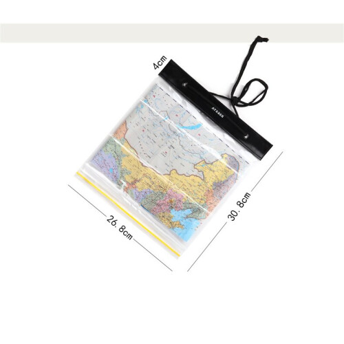 Waterproof Map Case Holder, Watertight Map Carrier, Transparent Dry Bag ...