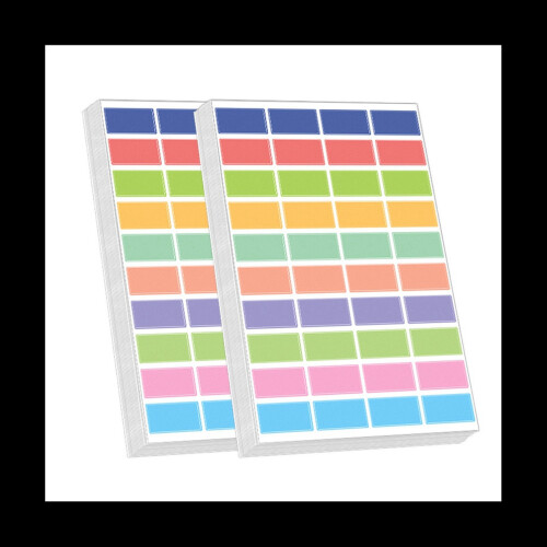 50 Sheets Children'S Paper Name Stickers for Pen Labelling / Multi ...