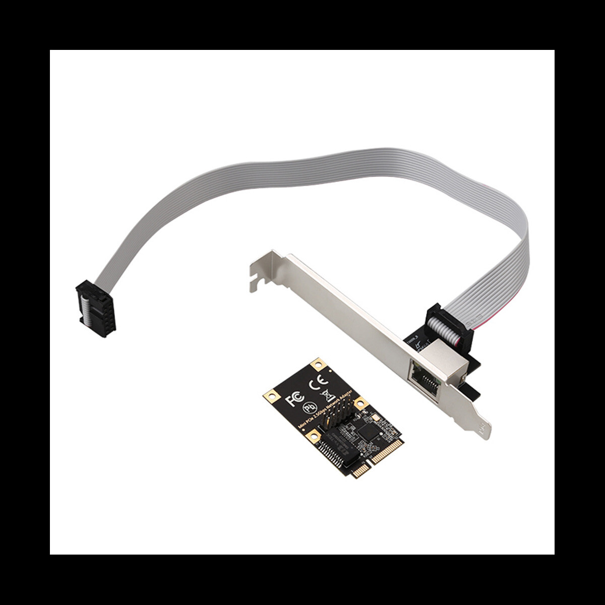 Desktop Computer Ethernet Network Adapter 2.5G Gigabit Mini PCIe ...