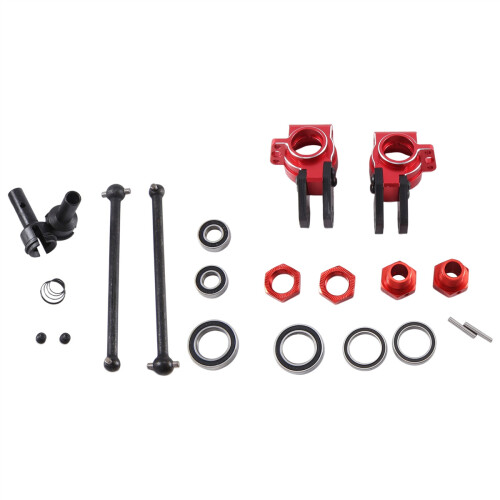 Metal RC Car Accessories Steering Knuckle + Cvd + Combiner for Arrma 1/ ...