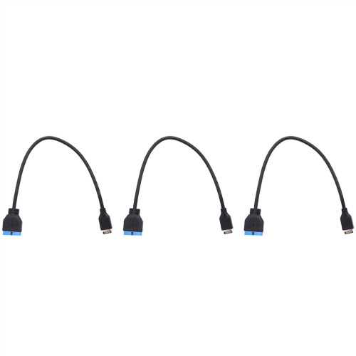 3X USB 3.1 Front Panel Header to USB 3.0 20Pin Header Extension Cable ...