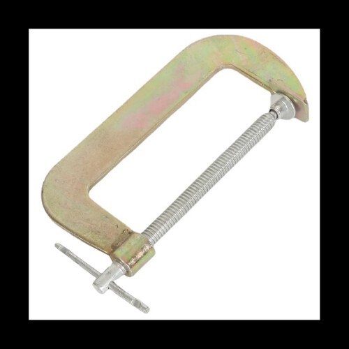 Adjust Heavy Duty G Clamp 12Inch C/W Soft Jaw Pads 63mm -285mm Clamping D Clamp Steel for ...