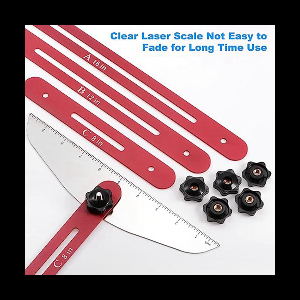 Stair Tread Template Tool 9Inch-54Inch Adjustable Length Stair ...