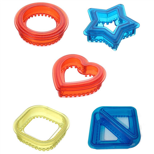 5Pcs Sandwich Cutter and Sealers are Perfect for Lunch Boxes and Lunch ...