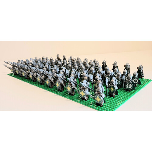 (Rohan Royal Guards Battalion Infantry Army 80PCS) LOTR Dwarf Heavy ...