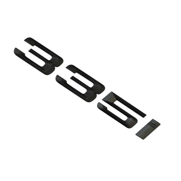 BMW 335i Badge Emblem Letter 3 Series Rear Boot Lid Trunk Matt Black on ...