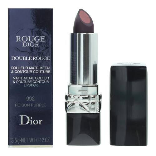 Christian Dior Rouge Matte Metal Lipstick 3.5g #992 Poison Purple on OnBuy