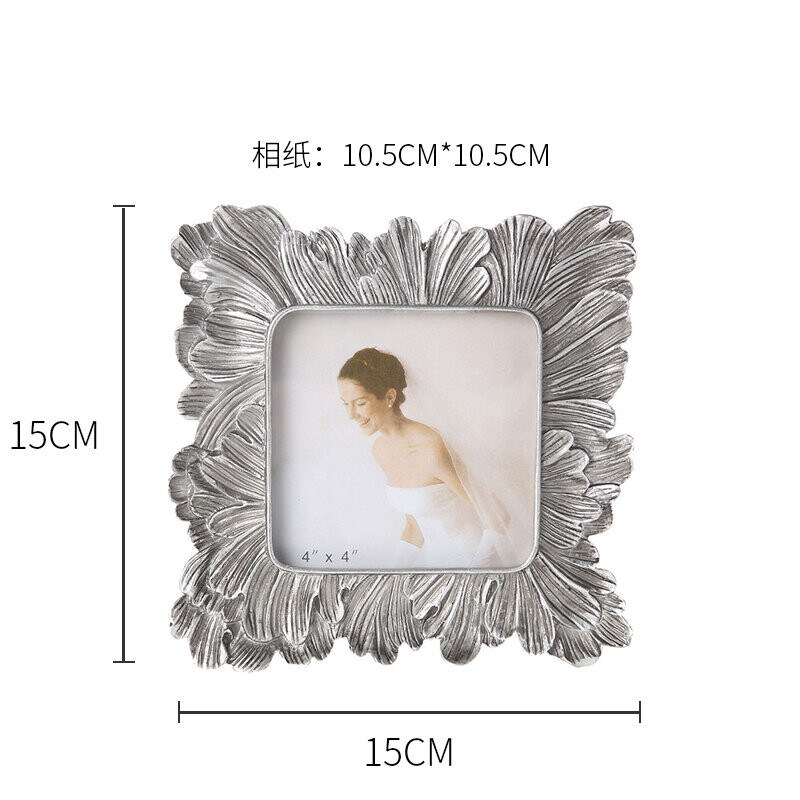 Nordic Vintage Home Photo Frame Family Portrait Nightstand Golden Palm ...