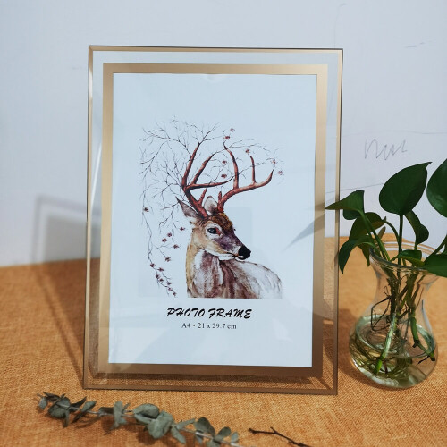 Crystal Picture Frame Classic Minimalist Desktop Photo Frame For ...