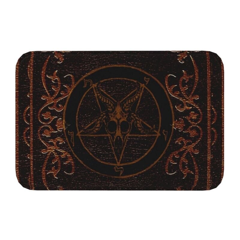 Sigil Of Baphomet Front Floor Door Entrance Mat Outdoor Satanic Occult ...