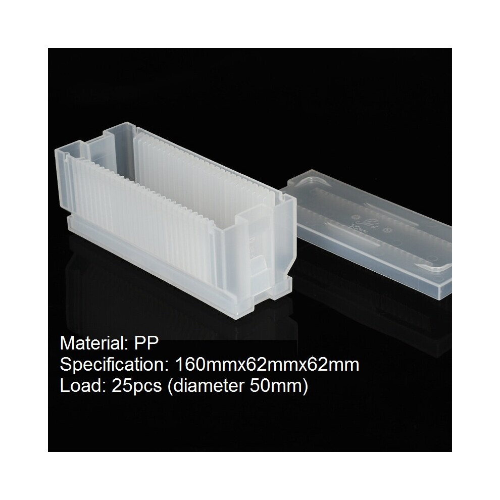 2 inch wafer round box/Silicon wafer box 25 pieces/wafer box/glass box ...