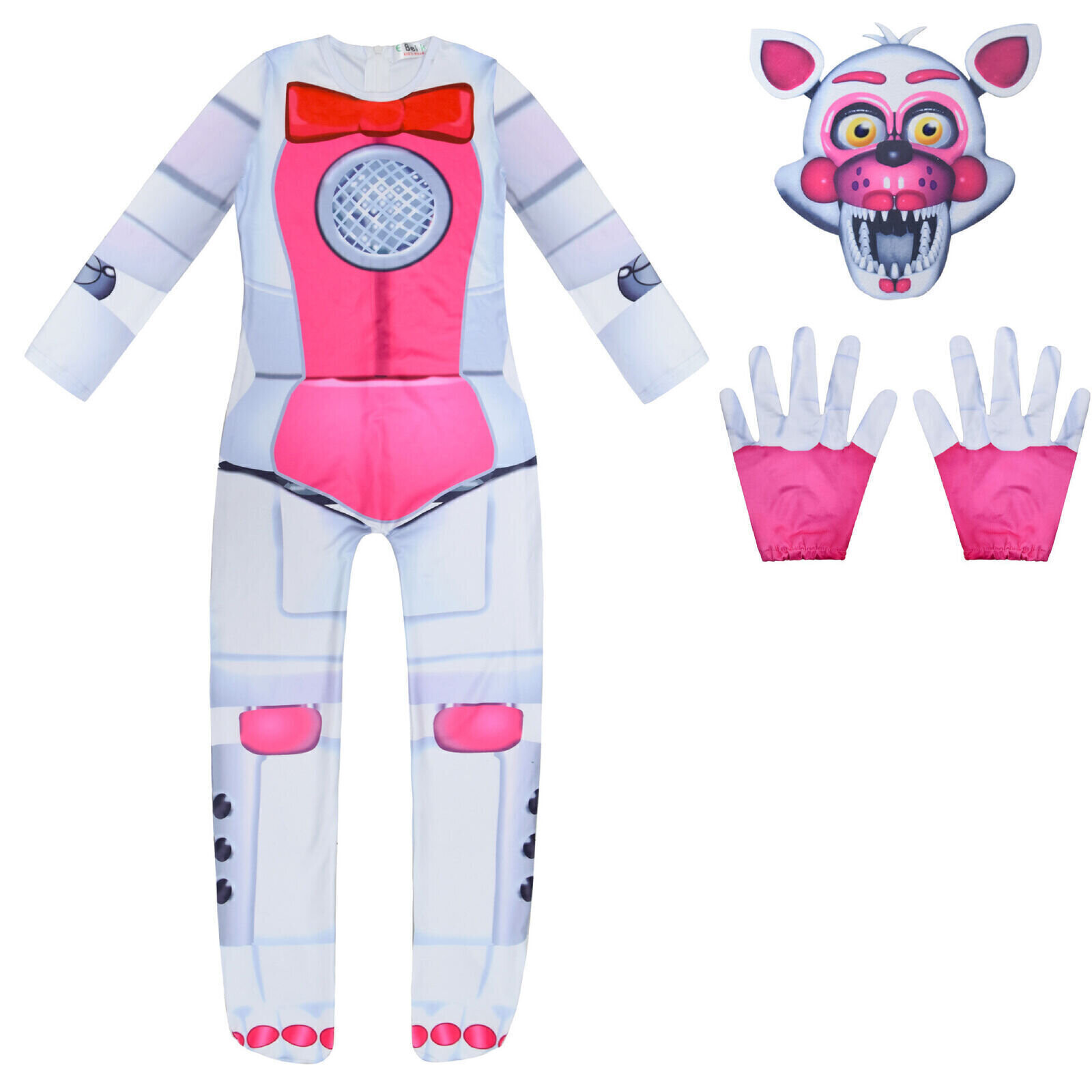 (Set 5, 11-12 Years) Five Nights At Freddy FNAF Costume Christmas Party ...