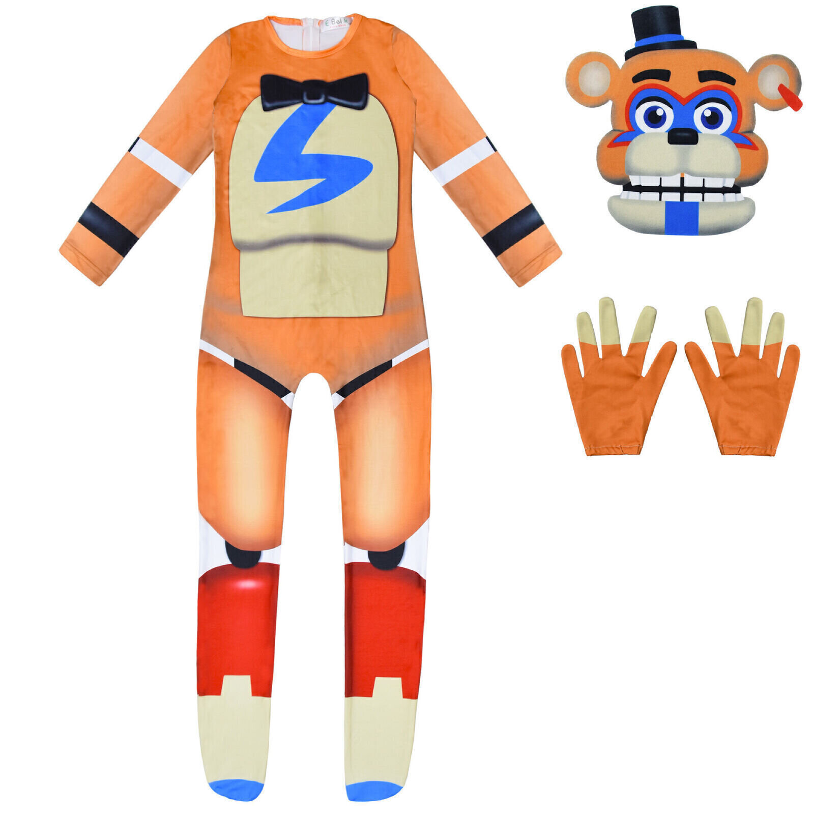 (Set 4, 7-8 Years) Five Nights At Freddy FNAF Costume Christmas Party ...