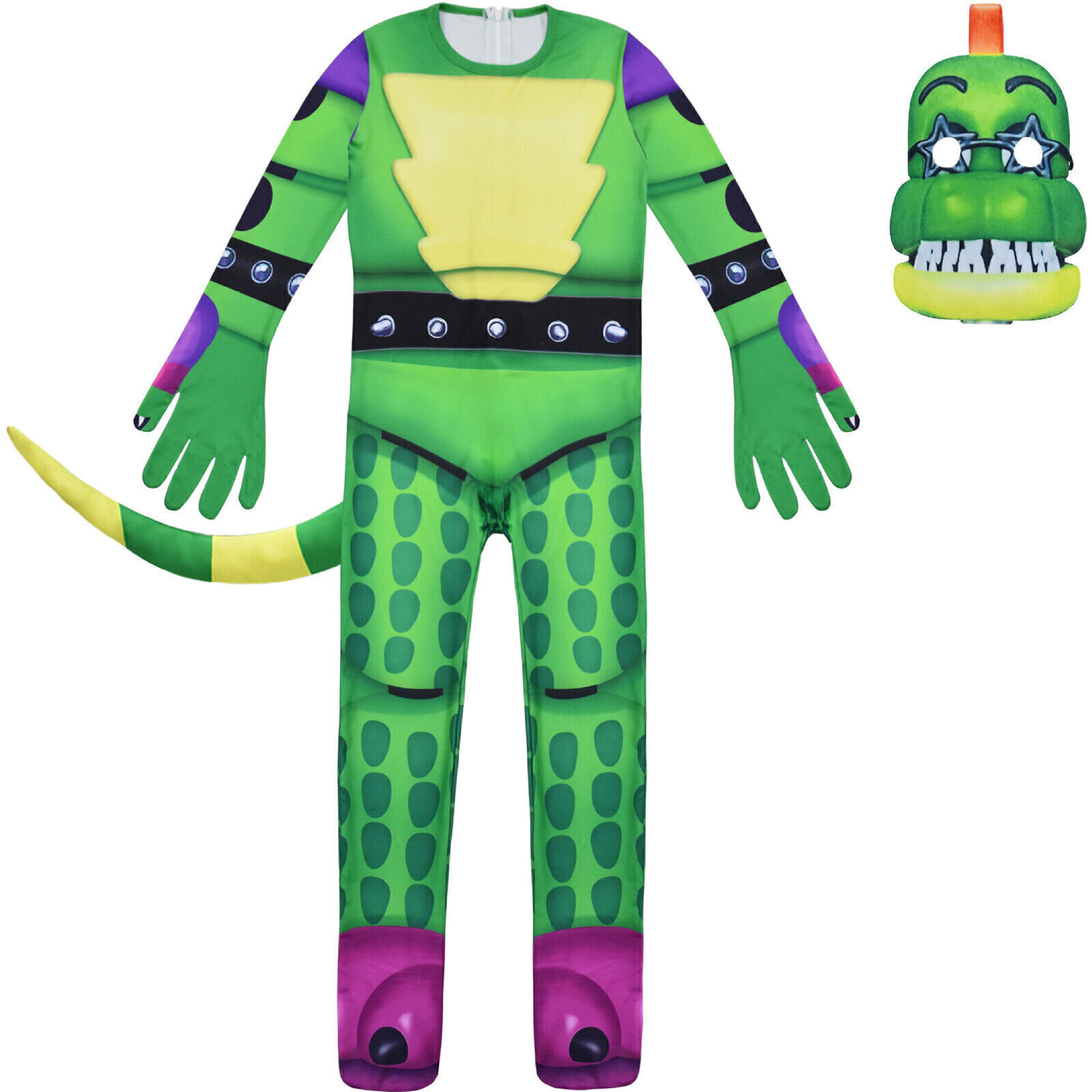 (Set 11, 5-6 Years) Five Nights At Freddy FNAF Costume Christmas Party Kids Fancy Cosplay ...