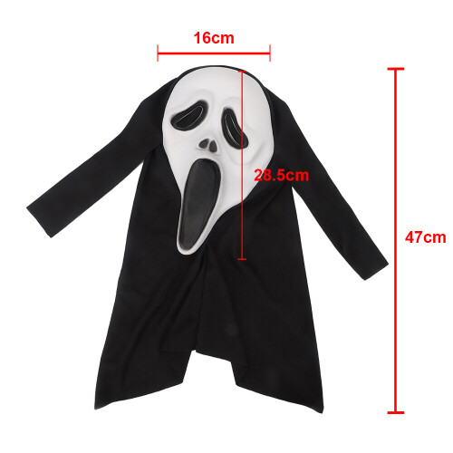 Ghost Face Scream Mask Halloween Mask Ghost Face Masks Costumes Unisex ...