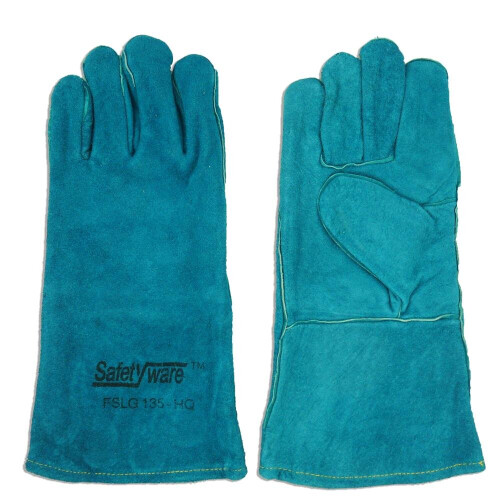 Safetyware Premium Full Leather Safety Work Heat Proof Welding Riggers ...