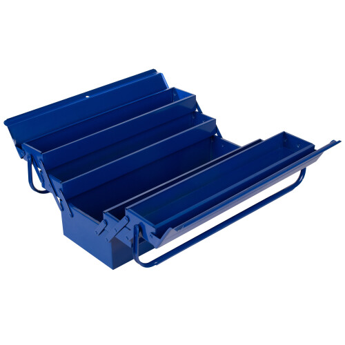 3-Tier 5-Tray Heavy Duty Cantilever Tool Box, Metal Storage Toolbox on ...