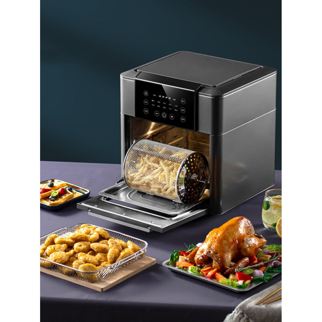 Smart Electric Air Fryers Multi-Functional Electric Air Fryer Without ...