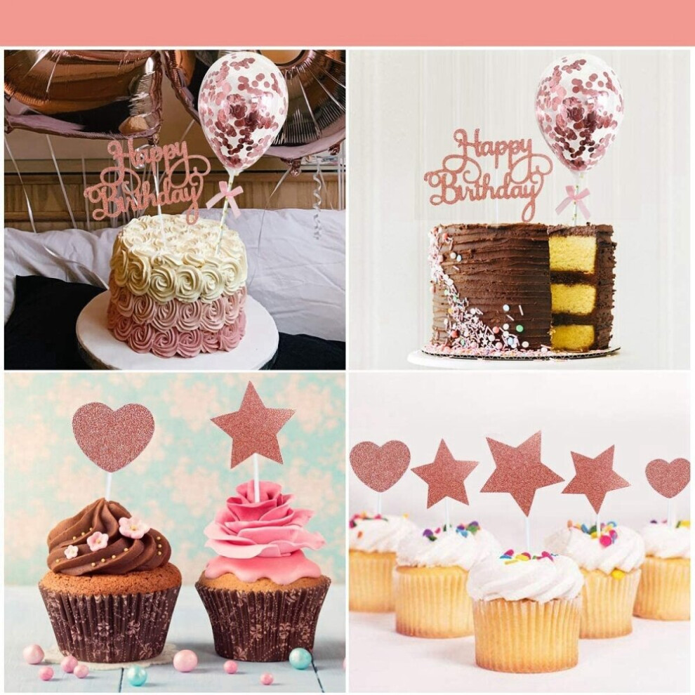 10th Birthday Gold Cake Topper, 10th Birthday Cake Topper, Happy 10th ...