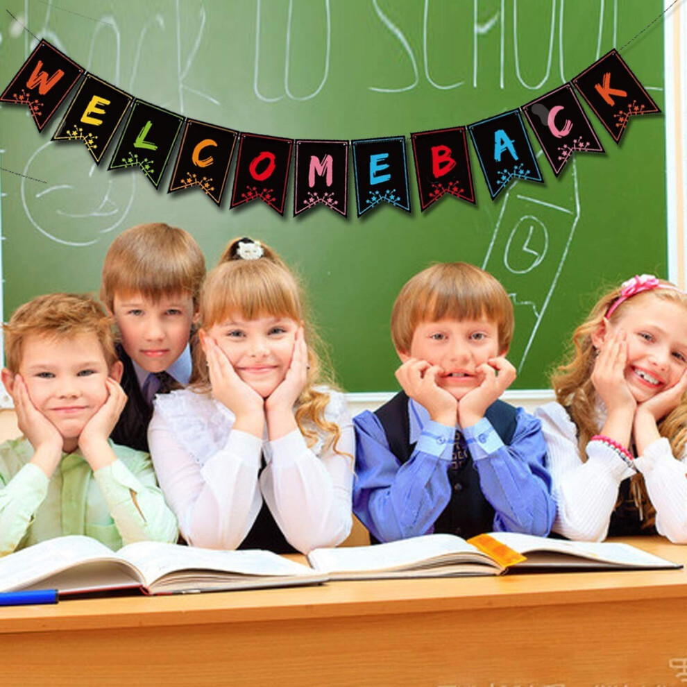 Welcome Back Banner For Classroom Decoration, Welcome Bulletin Board ...