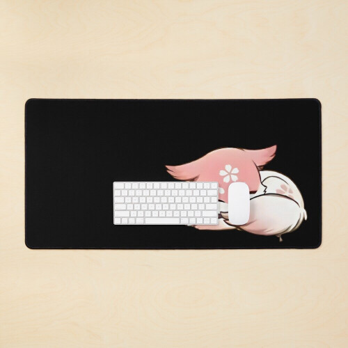 Desk Mat Yae Miko Chibi Smol :: Yae Miko small fox form Genshin Impact ...