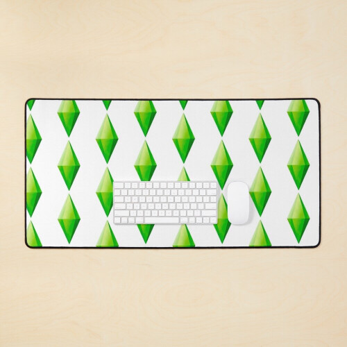 Desk Mat The Sims 2 Plumbob Large Gaming Mouse Pad 35x16 inch on OnBuy