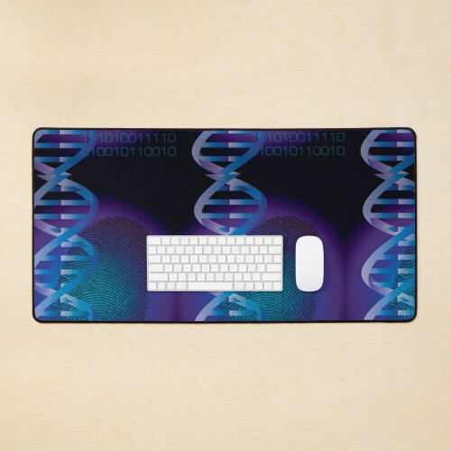 Desk Mat CSI DNA Crime Scene Fingerprint Cool Modern Graphic ...