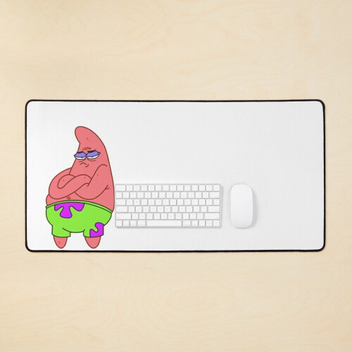 Desk Mat Patrick star funny quotes patrick kids design Gifts Large ...