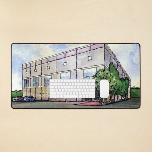Desk Mat Pam's Watercolor Painting The Office Large Gaming Mouse Pad ...