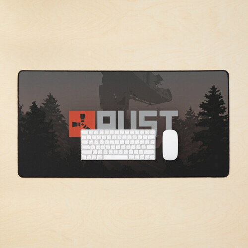 Desk Mat Rust Video Game Cover Large Gaming Mouse Pad 35x16 inch on OnBuy