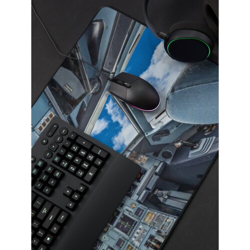 Desk Mat Airbus A320 Cockpit Large Gaming Mouse Pad 35x16 inch on OnBuy