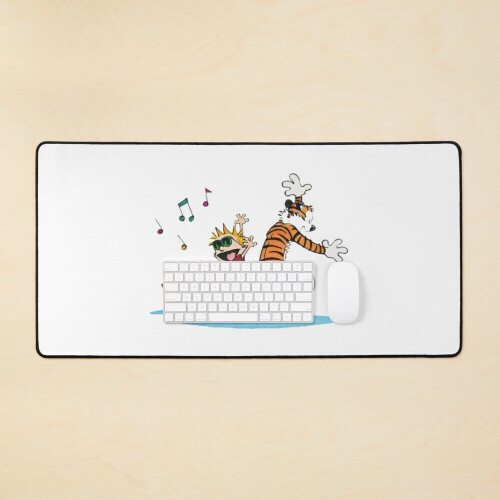 Desk Mat calvin and hobbes, calvin, hobbes, cartoon, bill watterson ...