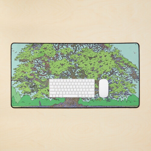 Desk Mat the world of edena, edena, HQ, tree, moebius, stel, atan ...