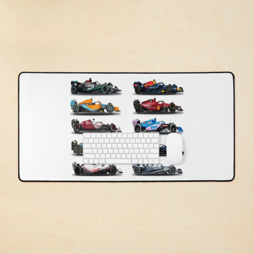 Desk Mat F1 All cars 2022 Large Gaming Mouse Pad 35x16 inch on OnBuy