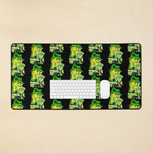 Desk Mat funny spongebob gangster Large Gaming Mouse Pad 35x16 inch on ...