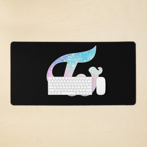 Desk Mat Twice Logo (Pastel) Large Gaming Mouse Pad 35x16 inch on OnBuy