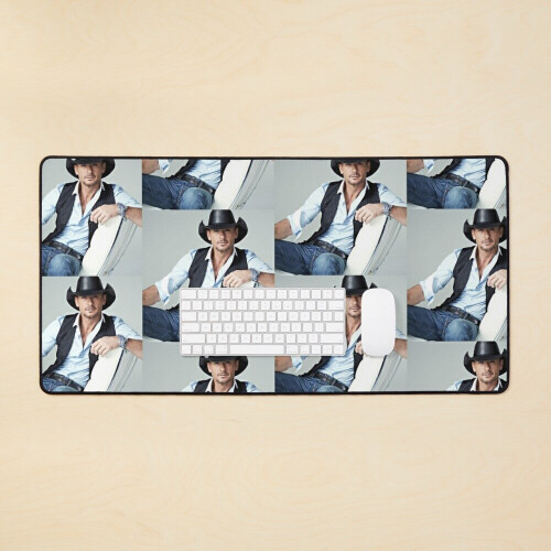 Desk Mat Tim Mcgraw Large Gaming Mouse Pad 35x16 Inch On Onbuy