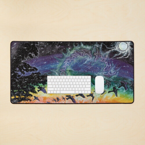 Desk Mat Stars Gathering Large Gaming Mouse Pad 35x16 Inch On Onbuy