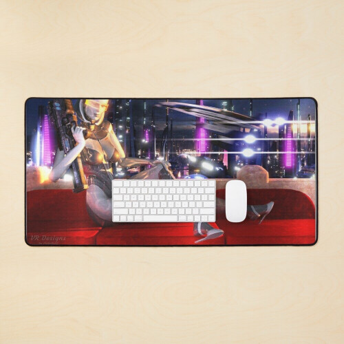 Desk Mat Mass Effect 3: EDI Digital Shiny Painting Large Gaming Mouse ...