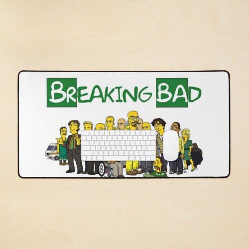 Desk Mat Breaking Bad x Simpsons Large Gaming Mouse Pad 35x16 inch on OnBuy