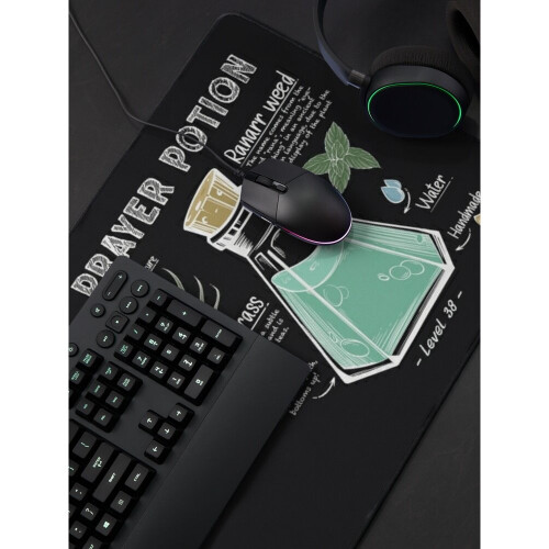 Desk Mat Prayer Potion Recipe Large Gaming Mouse Pad 35x16 inch on OnBuy