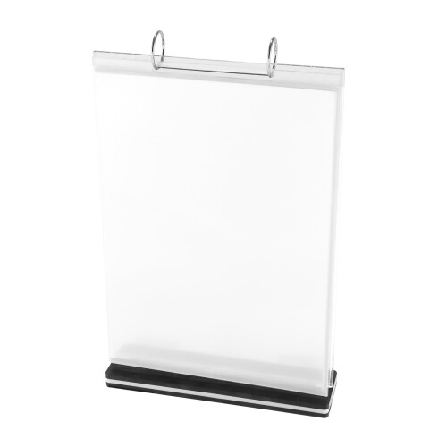 A4 Multi-Page Flip Display Card Label Display Stand Detachable Label ...