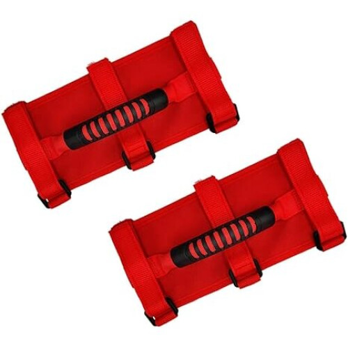 Grab Handle Set for Wrangler, Roll Bar Grab Handles for Wrangler YJ CJ ...