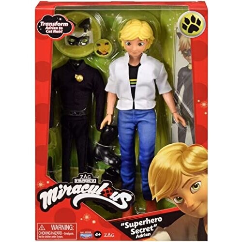 Bandai - Miraculous Ladybug - Superhero Secret Fashion Doll | Adrien ...